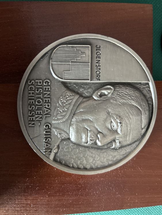 General Guisan - Jegenstorf Schiessen Medaille zu verkaufen! (Gebraucht ...