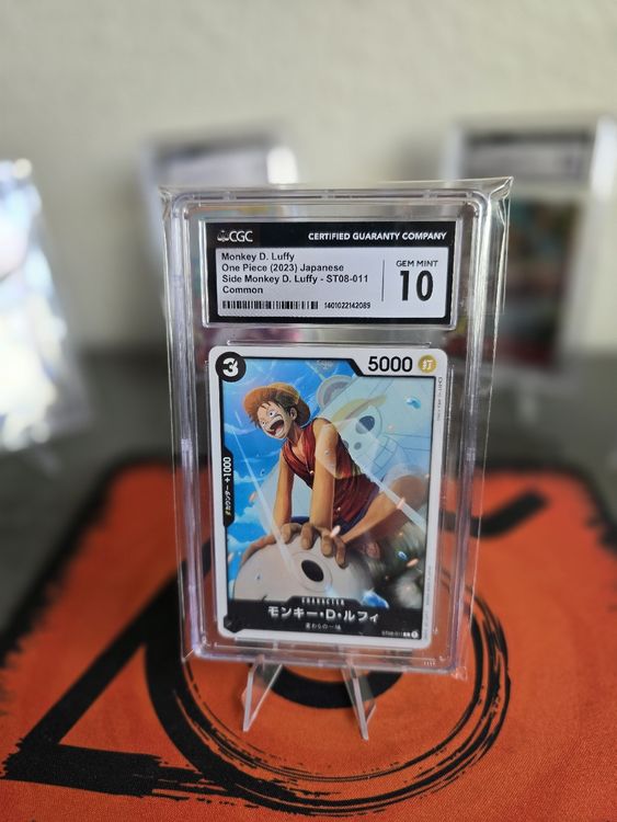 One Piece Monkey D Luffy ST08-011 CGC 10 GEM MINT 💎 (Neu (gemäss Beschreibung)) in Le Grand ...
