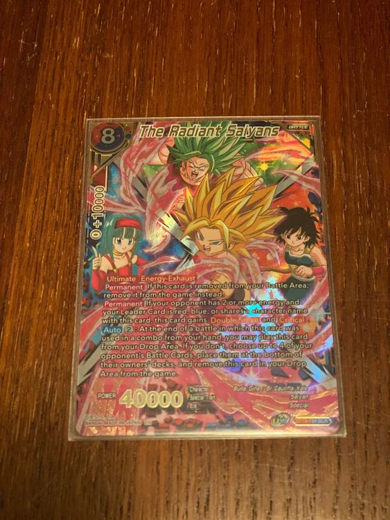 The Radiant Saiyans BT15-154 SCR | Kaufen auf Ricardo