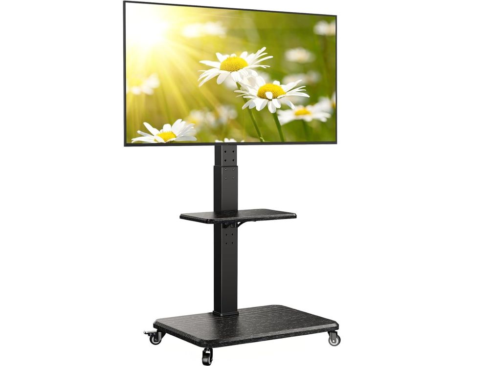 TV-Ständer rollbar mit Ablage für 32-75 Zoll Fernseher (Neu und ...