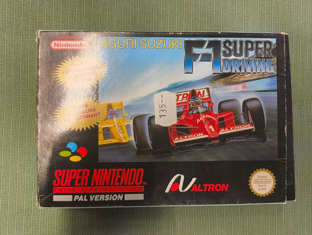 F1 Super Driving Super Nintendo Snes (Gebraucht) in Giubiasco für CHF ...
