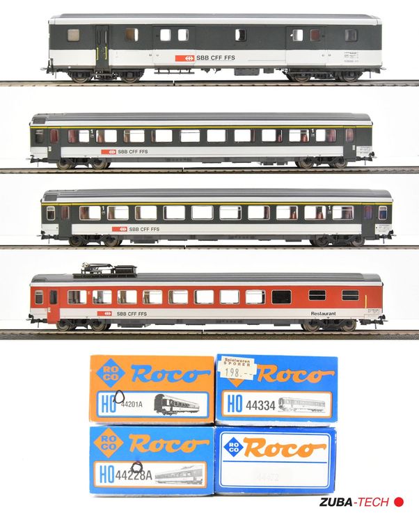 4x Roco EW IV Personenwagen der SBB H0 WS mit OVP (Gebraucht) in St. Gallen für CHF 60 – mit ...