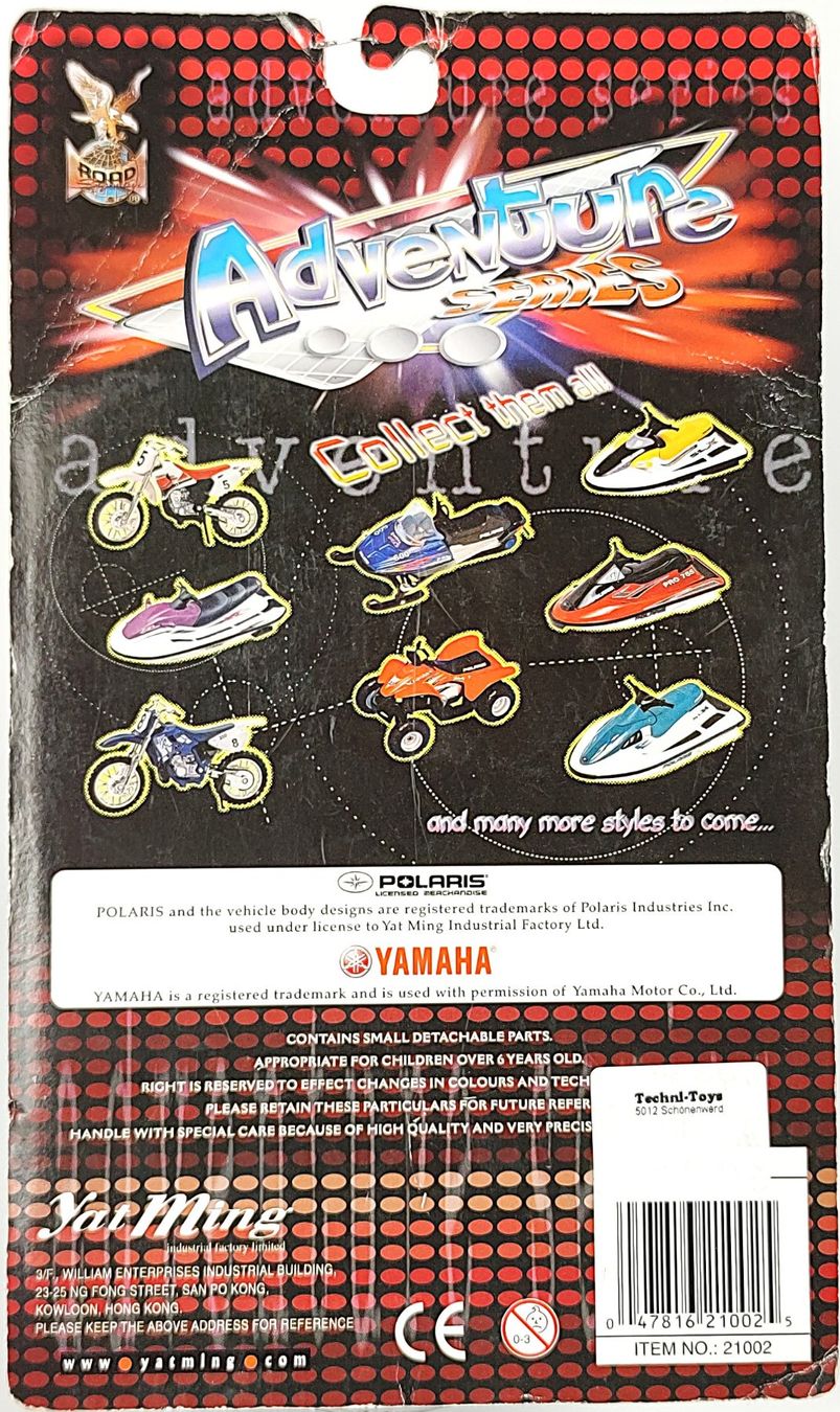 Yat Ming Adventure Series Die Cast Yamaha Motocross Motorrad (Neu und ...
