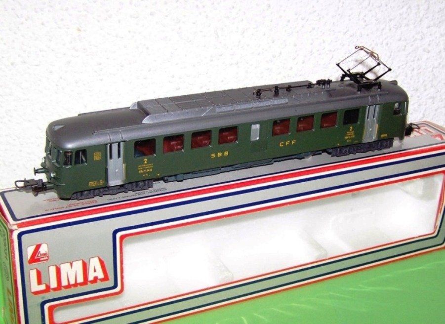 Lima H0 8031LG: SBB-Triebwagen RBe 4/4, DC, DRG+Dach dunkel (Gebraucht) in Brüttisellen für CHF ...