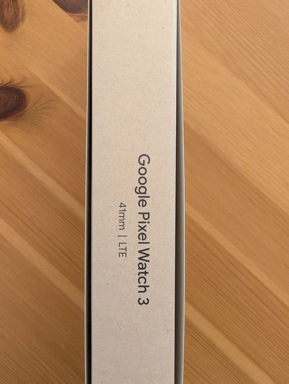 Google Pixel Watch 3 LTE (41mm) Matte Black / Obsidian (Neu und originalverpackt) in Schlieren ...