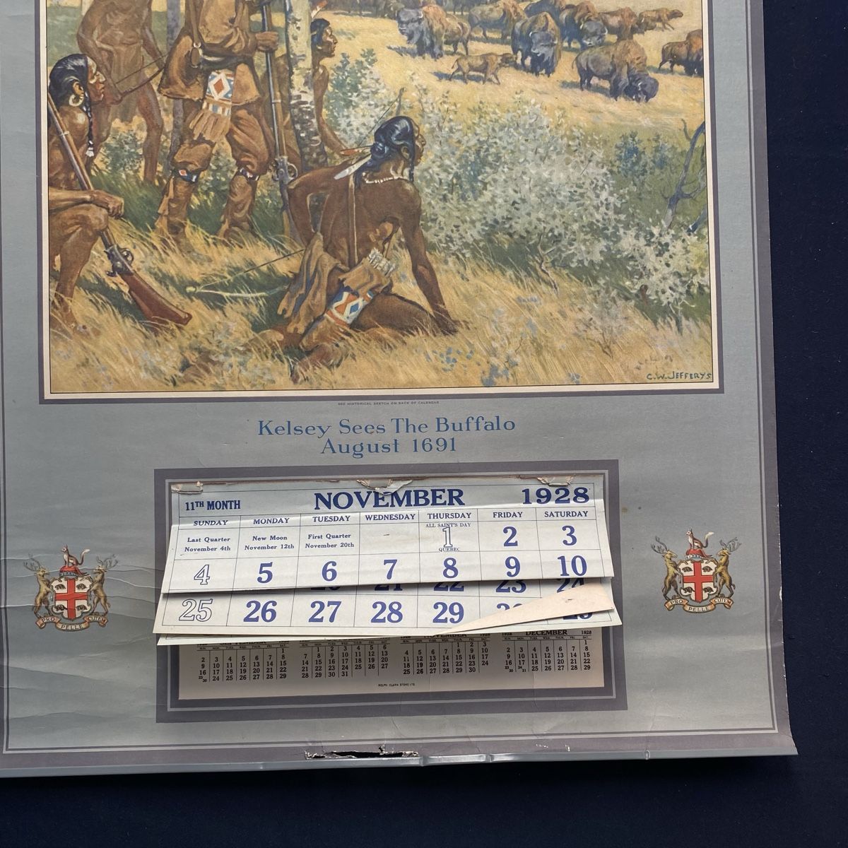 Calendario Hudson's Bay Company 1928 - Da non perdere! (Usato) a Bosco ...