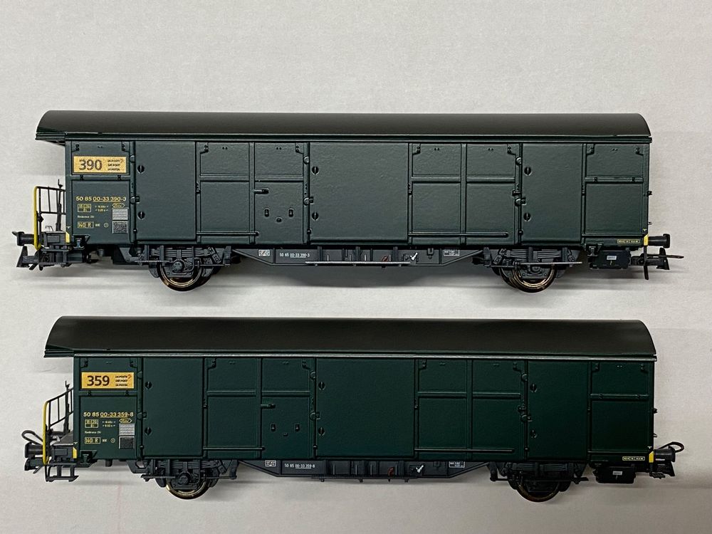 Roco 67184 (H0 GS) SBB Postgüterwagen Z2 grün PTT 359 + 390 | Kaufen ...