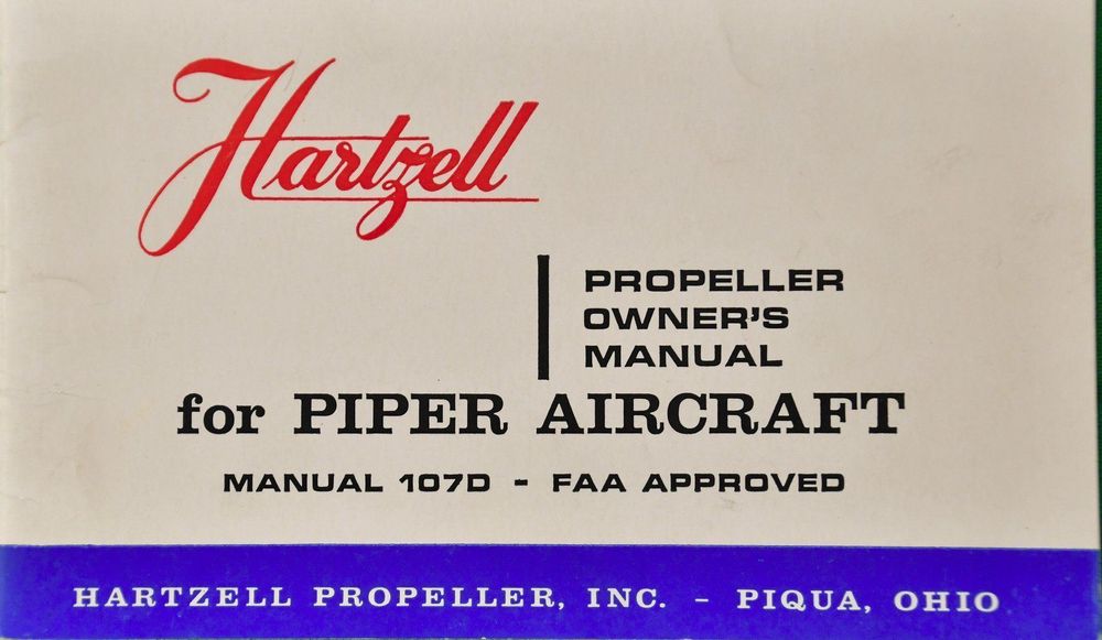 Propeller leaflet Hartzell (Neu (gemäss Beschreibung)) in Montezillon ...