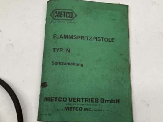 Metco Flammspritzpistole Typ N Set mit Zubehör (Gebraucht) in St ...