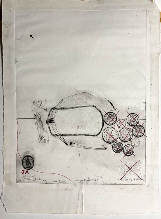 Walter Kohler-Chevalier Mischtechnik 1972 (Neu (gemäss Beschreibung ...