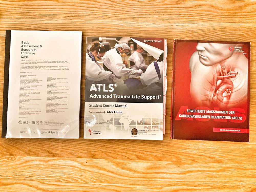 ATLS ACLS MANUAL LEHRBUCH BASIC LIFE SUPPORT NOTFALLMEDIZIN (Gebraucht ...