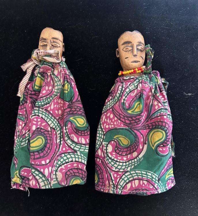 Afrikanische alte Ewe Puppen aus Ghana, 20. Jhr (Gebraucht) in Zunzgen für CHF 20 – nur Abholung ...