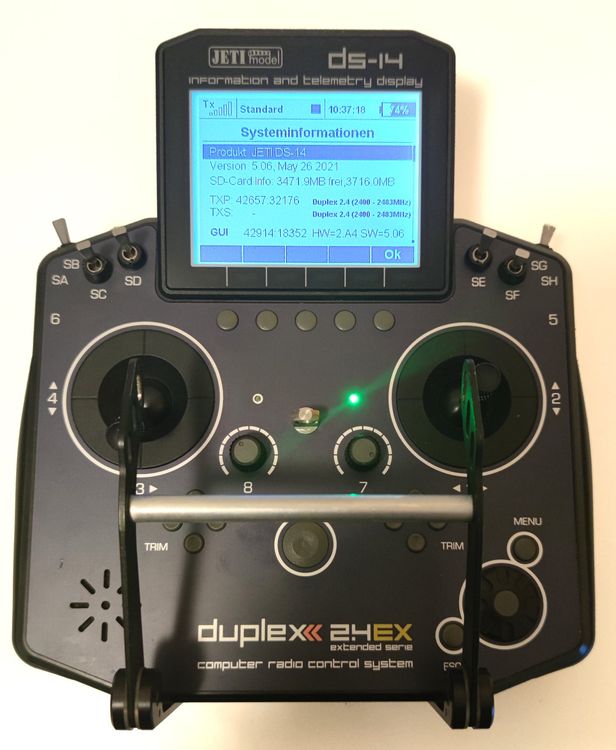 Jeti Duplex DS-14 mit Zubehör plus Empfänger und BEC | Kaufen auf Ricardo