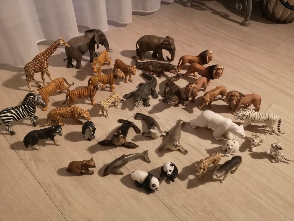 35 Schleich Wildtiere (Gebraucht) in Berg SG für CHF 102 – mit ...