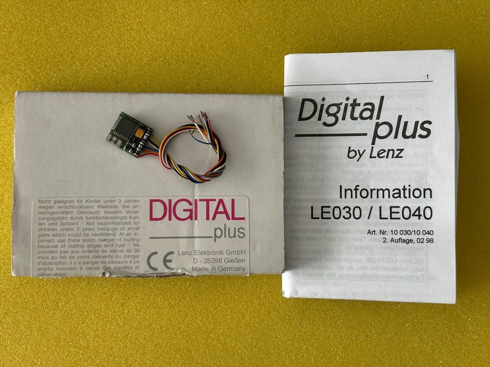 Lenz 10040 Decoder DCC fur Lok | Kaufen auf Ricardo