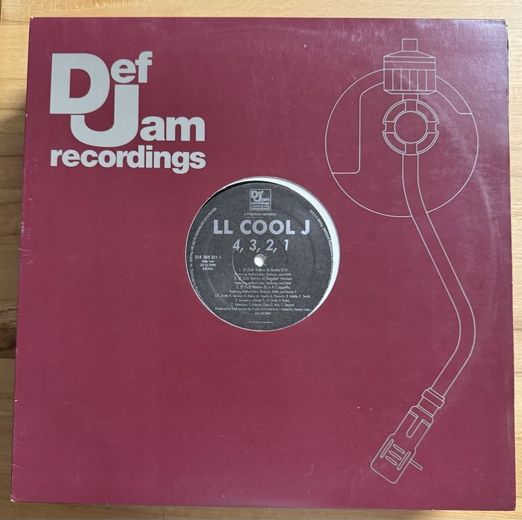 LL Cool J - 4,3,2,1 (12" Vinyl Maxi) (Gebraucht) in Zürich für CHF 3 ...