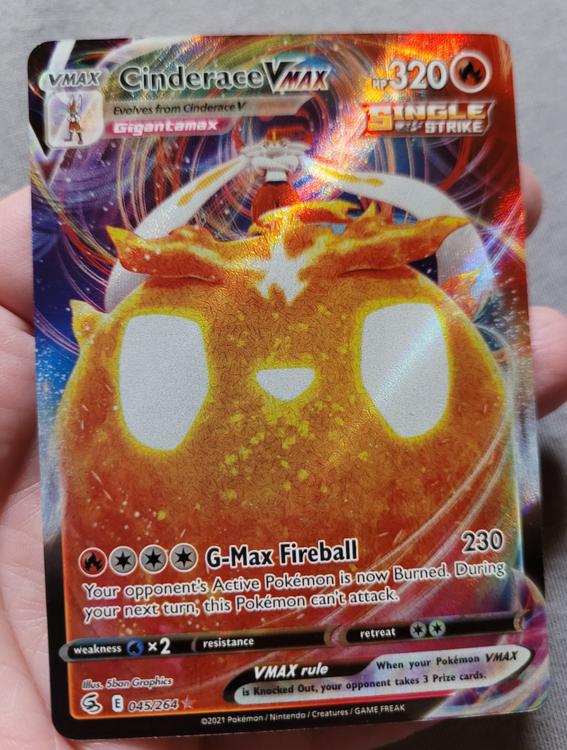 Pokémon Cinderace vmax Fusion strike (D'occasion) à Wilchingen pour CHF ...