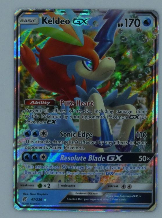 Keldeo GX Full Art Eng (Neu (gemäss Beschreibung)) in Genève für CHF 5 ...