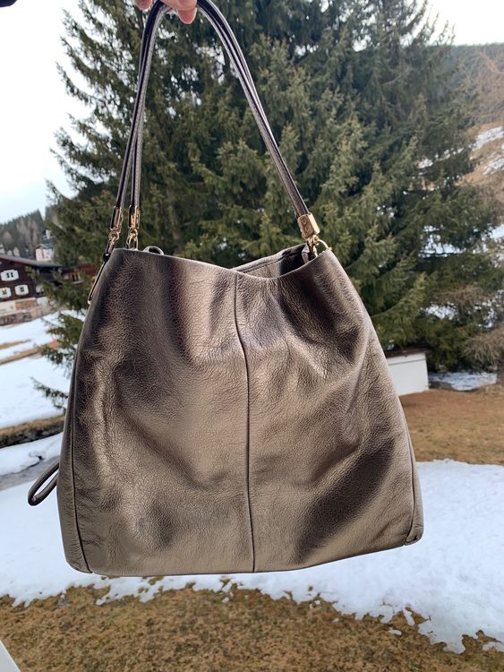 Coach Madison Phoebe Tasche / Handtasche — Metallic (Gebraucht) in ...