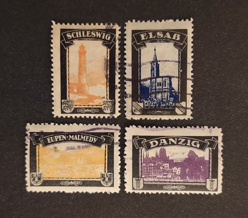 Deutsche Kolonien "Trauerrand-Vignetten" LoT gestempelt (Gebraucht) in Wil SG für CHF 5.5 – mit ...