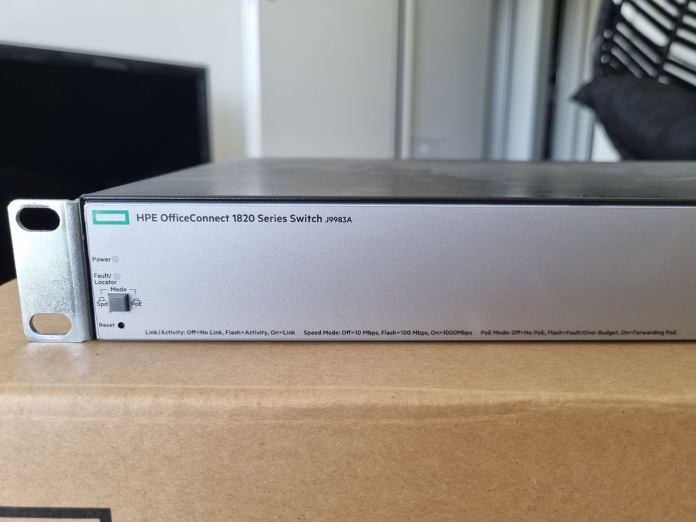 HPE OfficeConnect 1820 24G PoE+ (185W) Switch J9983A (Gebraucht) in La ...