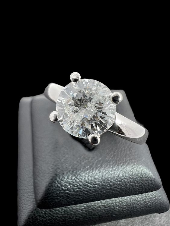 Solitär 2ct (I, I2) Diamant Ring Bucherer 18k Gr 58.5 *S599 | Kaufen auf Ricardo