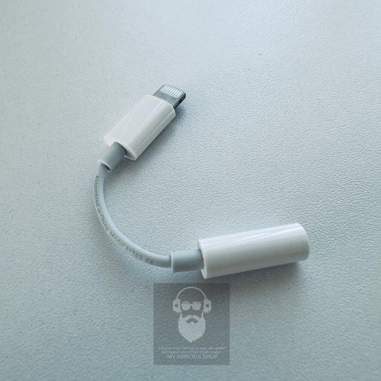 Original Apple Lightning auf 3,5-mm-Kopfhörer Adapter | Kaufen auf Ricardo
