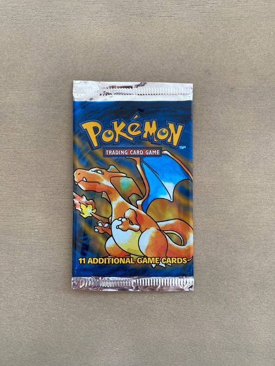 EMPTY Charizard Base Set Unlimited Booster Pack - Pokemon | Kaufen auf ...