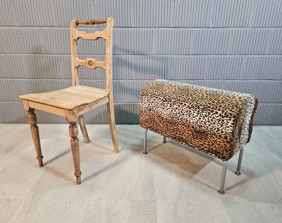 IKEA Pastill 1999 Bench Sitzbank Ottoman, Gepard Look Bank (Gebraucht ...