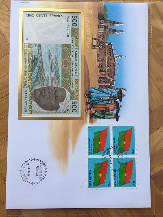 Banknotenbrief Burkina Faso (Neu und originalverpackt) in Muralto für CHF 7.95 – mit Lieferung ...