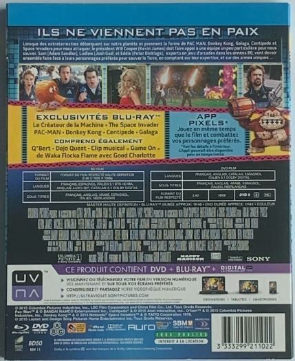 Pixels (blu-ray + dvd) 🇫🇷 🇬🇧 🇮🇹 🇪🇸 (Usato) a Yverdon-les-Bains per CHF 3.8 – con consegna ...
