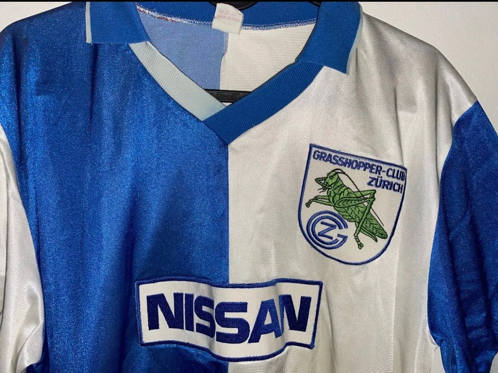 GC GCZ Grasshoppers Zürich Vintage Replica Trikot 1989/90 | Kaufen auf ...
