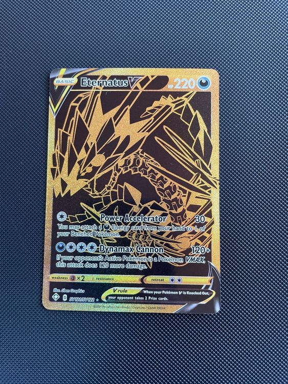 Pokemon Eternatus V Gold Rare Shining Fates Selten Top (Gebraucht) in ...