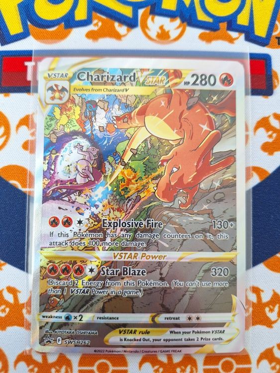Charizard VStar Promo SWSH 262 Ultra Premium Collection Engl | Kaufen auf Ricardo