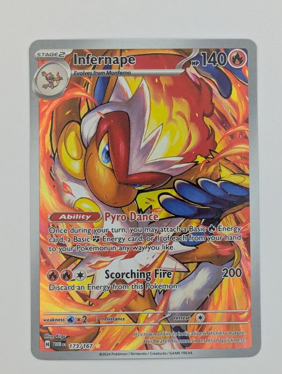 Infernape | Illustration Rare | Twilight Masquerade (Neu (gemäss ...