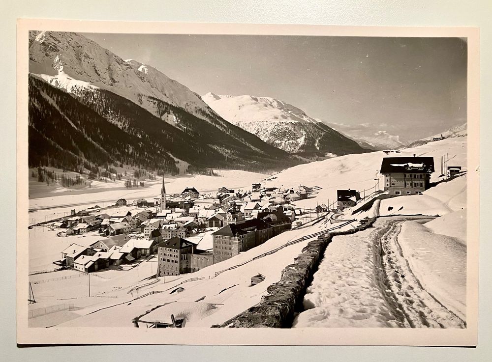 3 antike s/w Fotos Zuoz Engadin (Gebraucht) in Zürich für CHF 24 – mit ...