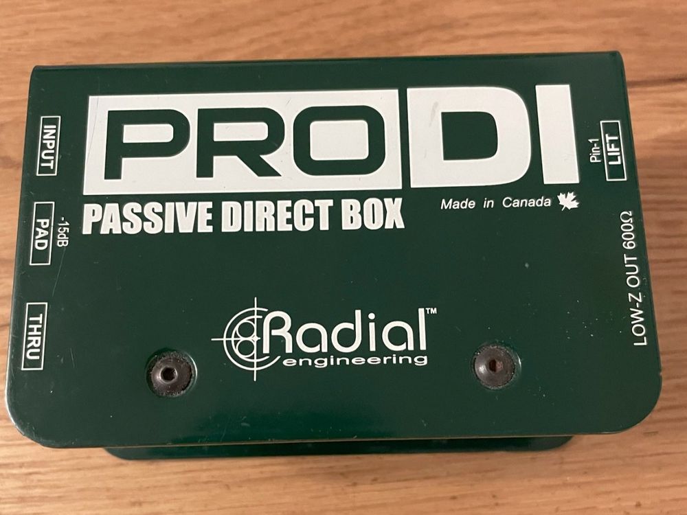Radial Pro DI Passiv Box (1 Kanal) | Kaufen auf Ricardo