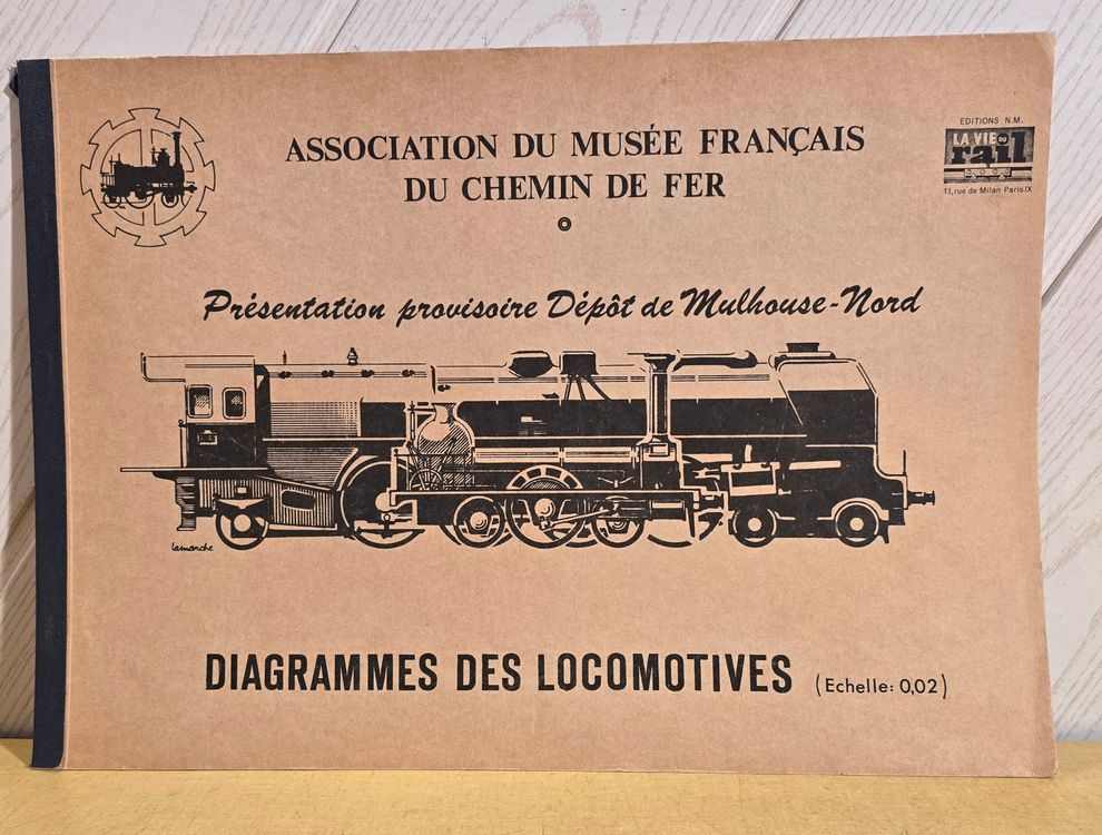 SNCF - 12 Diagrammes des Locomotives - Grösse: 42 x 30 cm (Gebraucht ...