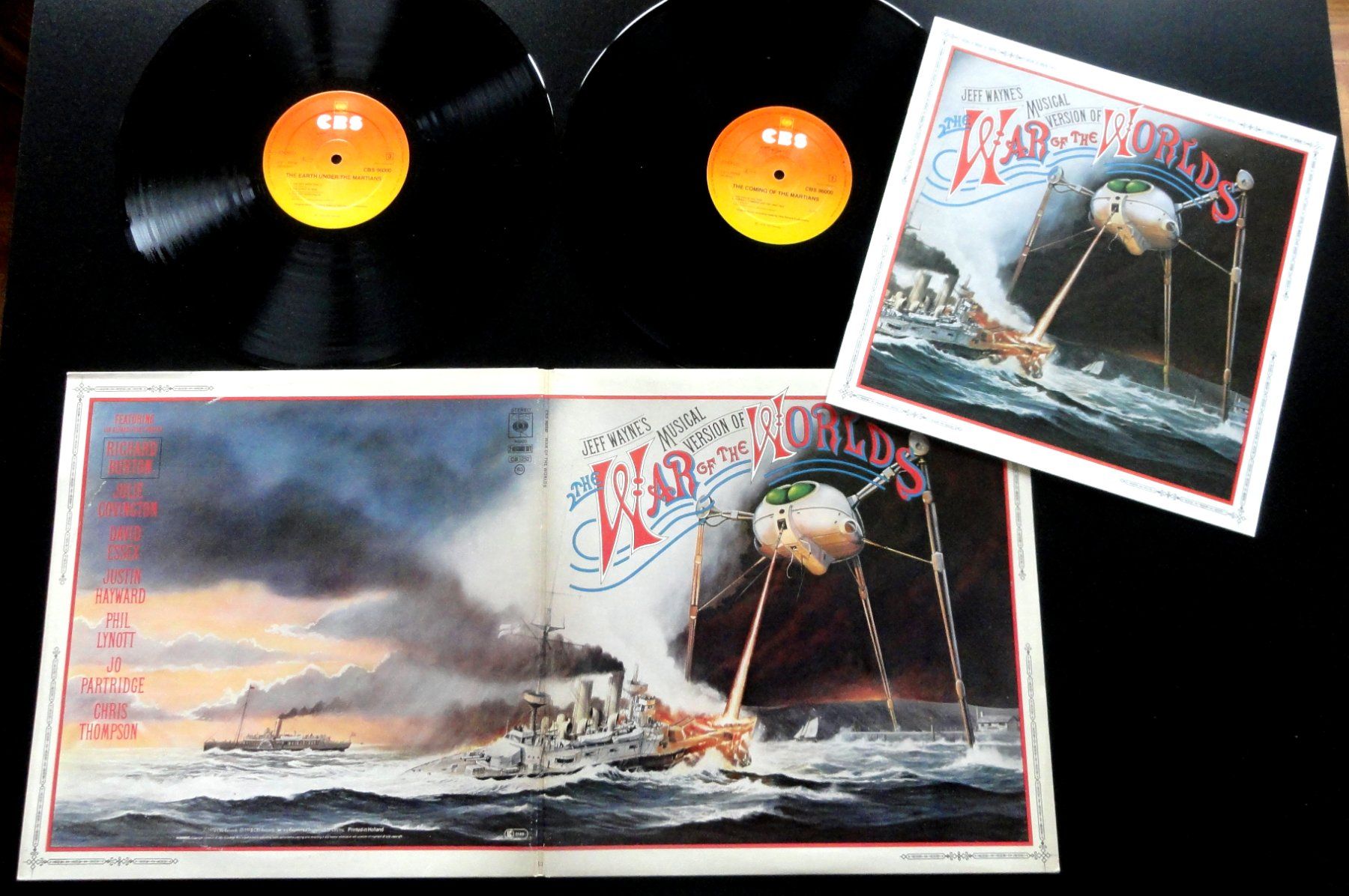 2xLP JEFF WAYNE war of the worlds CBS1978 Soundtrack Booklet (Gebraucht) in Kesswil für CHF 10 ...