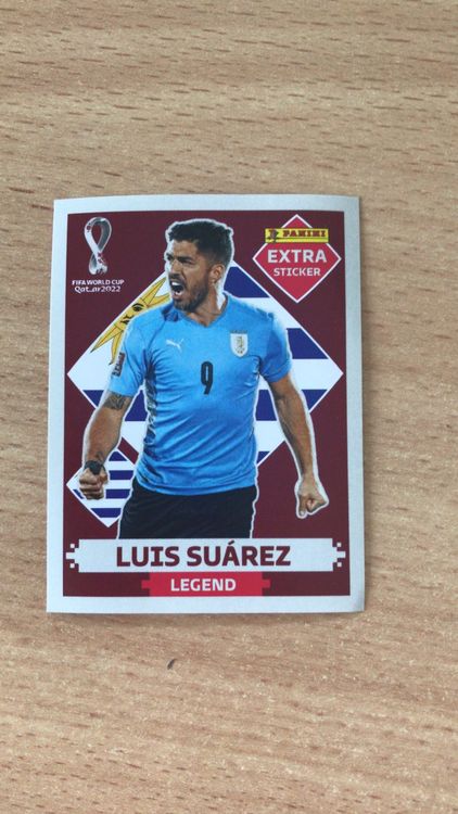 Panini WM 2022 Spezial Sticker Luis Suarez. (Neu (gemäss Beschreibung ...