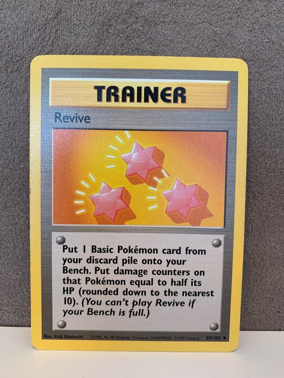 89/102 Revive Trainer ENG Pokemon Base Set | Kaufen auf Ricardo