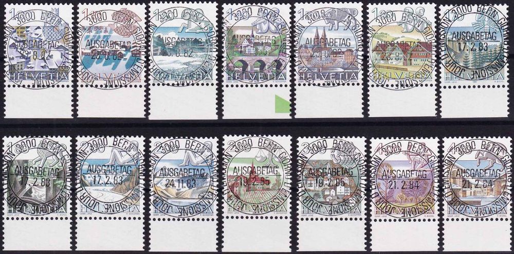 1982/86 Tierkreiszeichen Nr. 680-693, Serie mit ET-Vollstpl. | Kaufen auf Ricardo