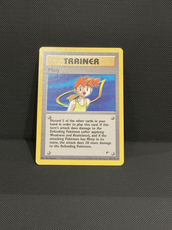 Misty 102/132 gym rar pokemon trainer wotc tcg (Gebraucht) in ...