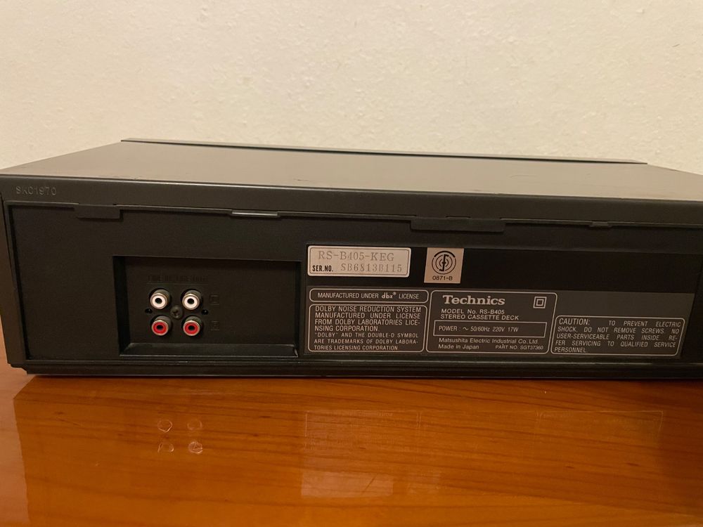 Technics RS-B405 dbx High End Kassetten Deck (Gebraucht) in Zürich für ...