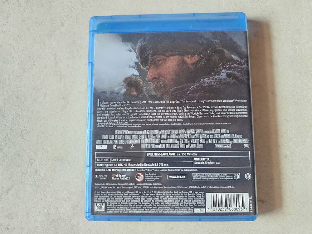 The Revenant - Der Rückkehrer / Bluray (Gebraucht) in Schneisingen für CHF 2 – mit Lieferung auf ...