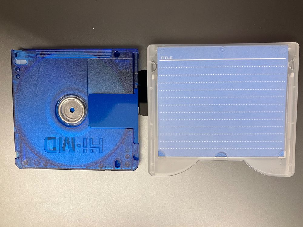Sony Hi-MD Disc 1GB, Blau, Selten - Sammlerstück! (Gebraucht) in Hausen ...