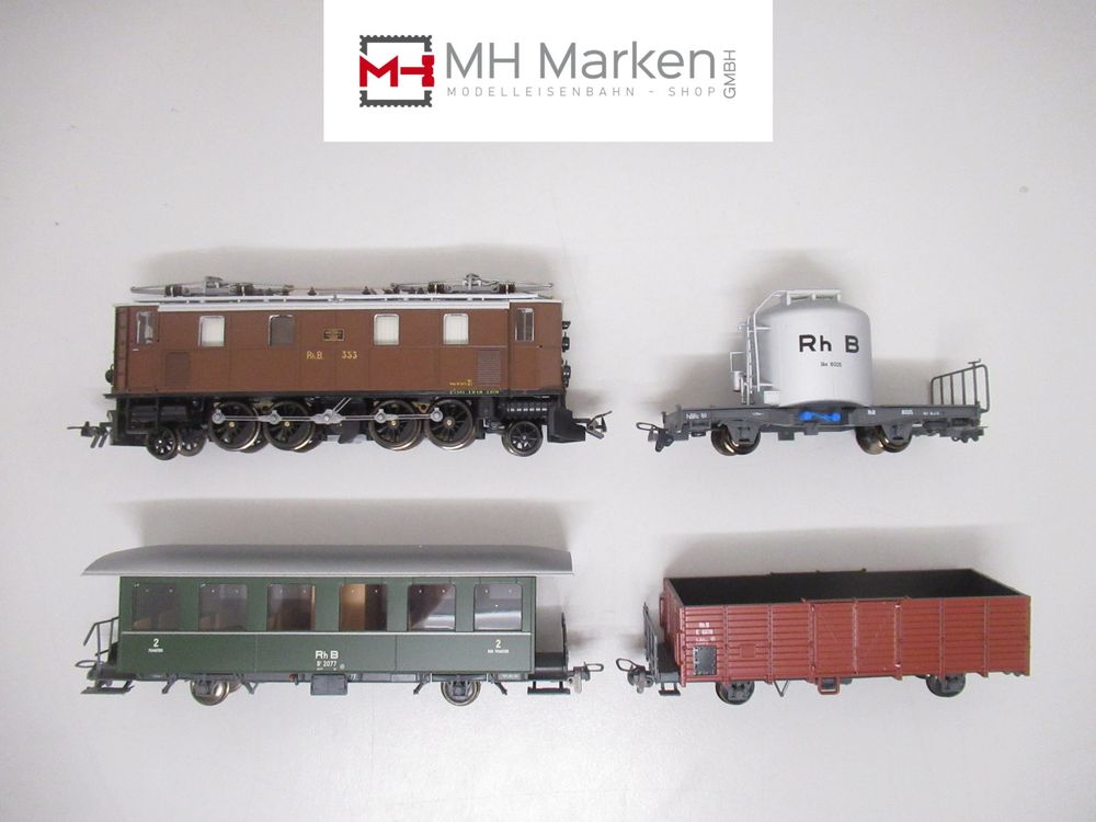 Bemo 7391 100 Starterset GmP der RhB mit Gleisoval Digital (Gebraucht ...