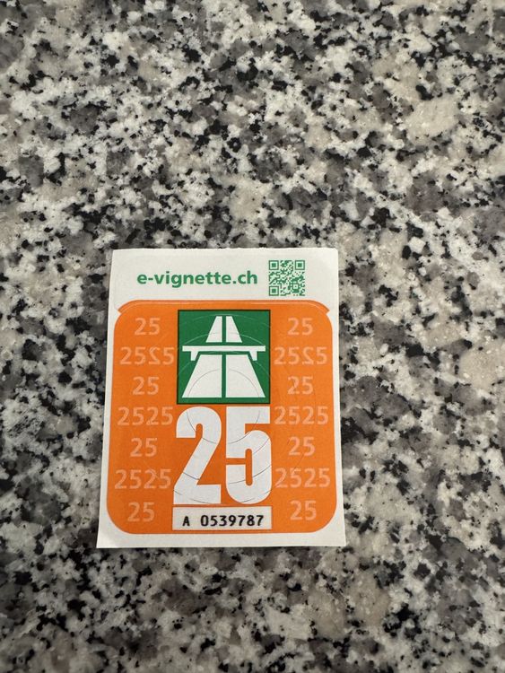 Autobahnvignette 2025 (Neu und originalverpackt) in Winterthur für CHF 30 – mit Lieferung auf ...