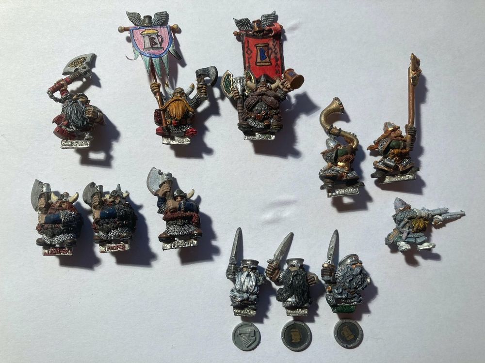 Warhammer Fantasy Josef Bugman Dwarfs Lot Metal Figures | Kaufen auf ...