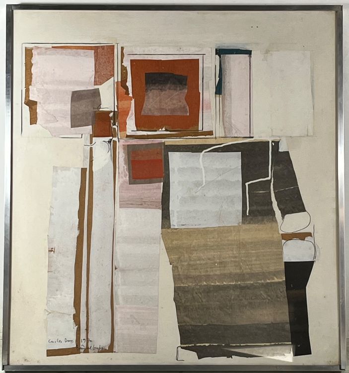 Carlos Duss (1932-1990) Kollage Mischtechnik , Handsigniert (Gebraucht) in Root für CHF 164 ...